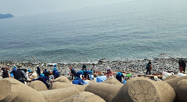 한국석유공사 거제지사, 미조라 일대 'G9 KNOC' 플로깅